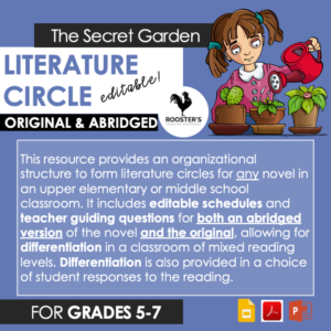 literature-circles – Rooster's Teaching Resources
